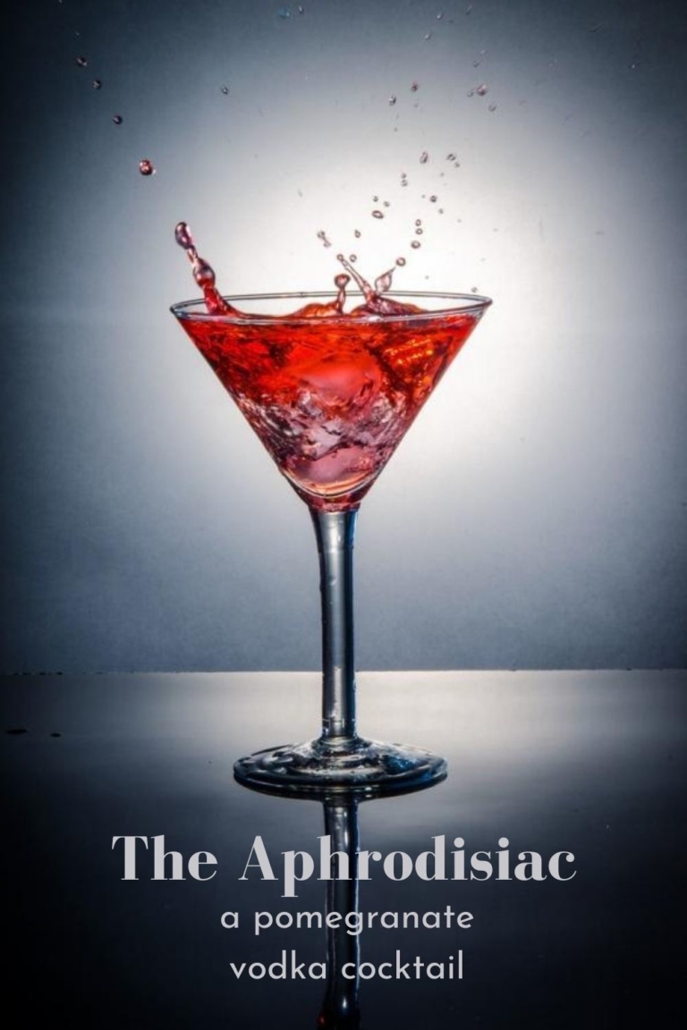 The Aphrodisiac - a Pomegranate Vodka Cocktail - Eat Something Sexy
